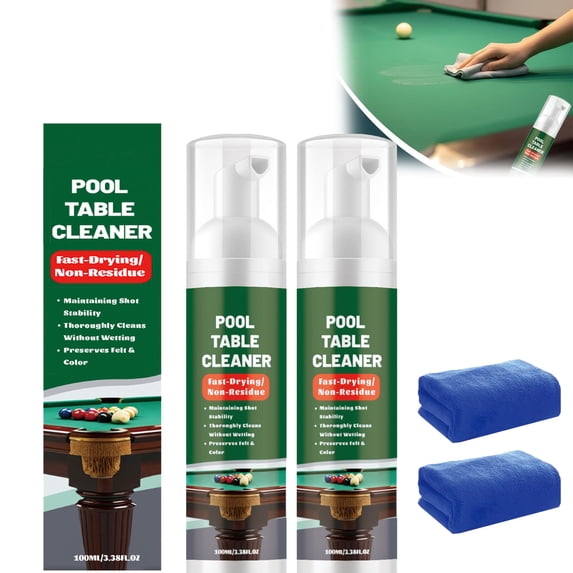 Fast-Drying Pool Table Felt Cleaner Foam, Quick Clean Pool Table Felt ...