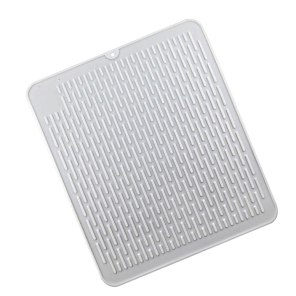 Fast Drying Silicone Drainer Mat for Kitchen Use Protects Fronts from ...