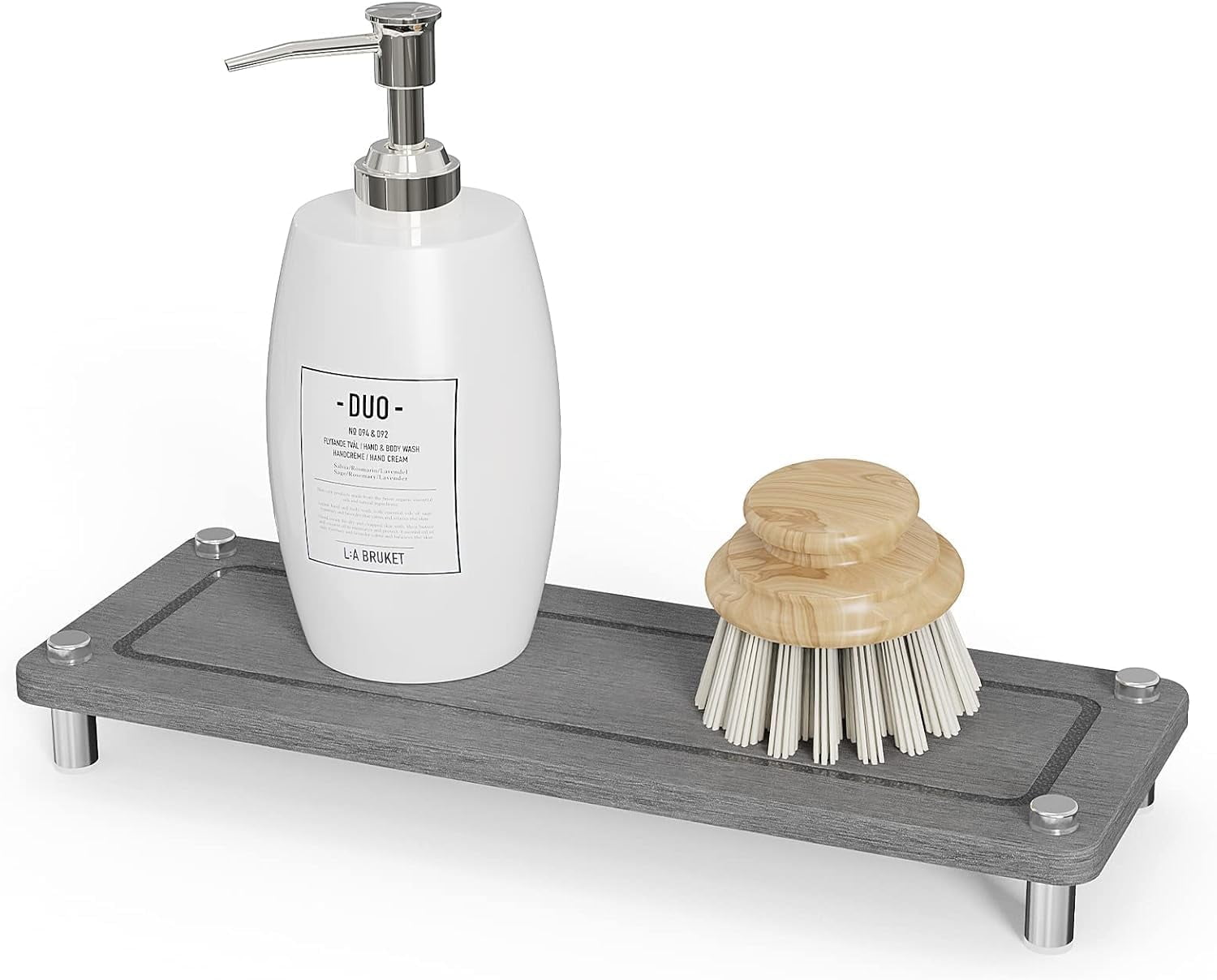 Fast Drying Stone Sink Tray, Bathroom Instant Dry Sink Organizer ...