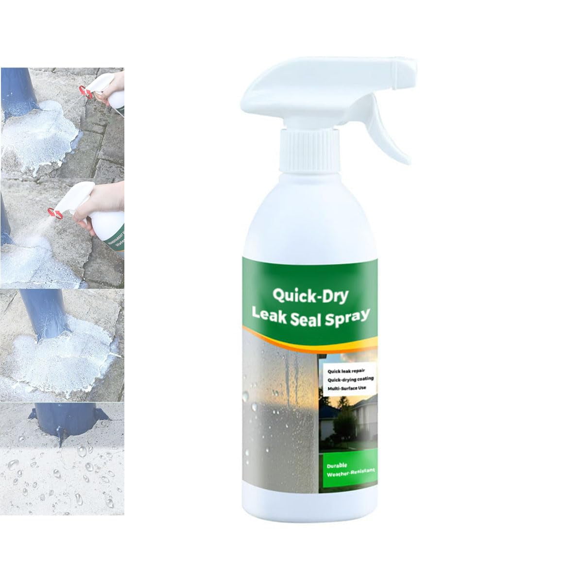 Fast-Drying Transparent Leak Spray, Waterproof Sealant Spray with Fast ...