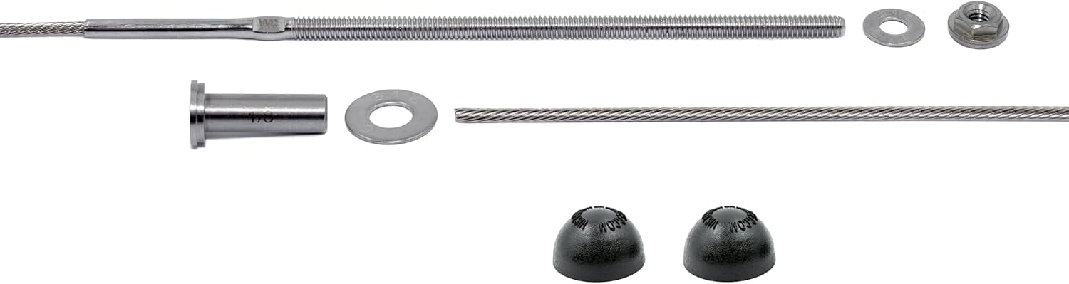 Fast & Easy 1/8 Inch 35ft Cable Railing Kit - Stainless Steel 316 for ...