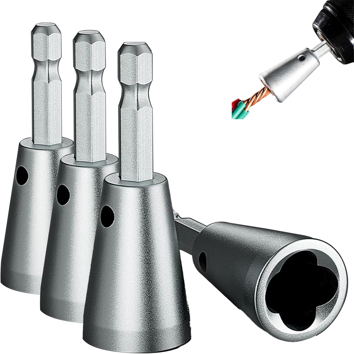 Fast and Efficient Wire Twister Tool Set for Quick Cable Stripping Two ...