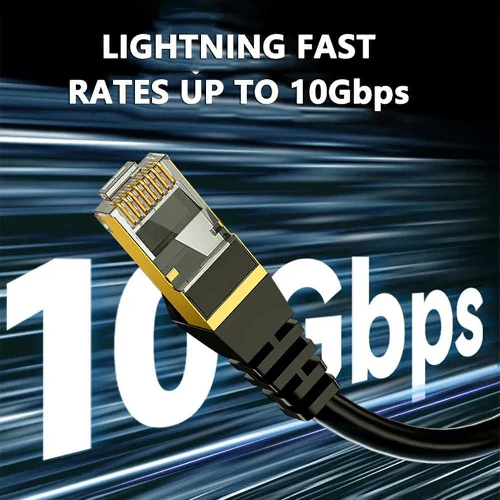 Fast Ethernet Network RJ45 Cable Cat7 Patch Outdoor Waterproof LAN Cable For PC Laptop - Walmart.com