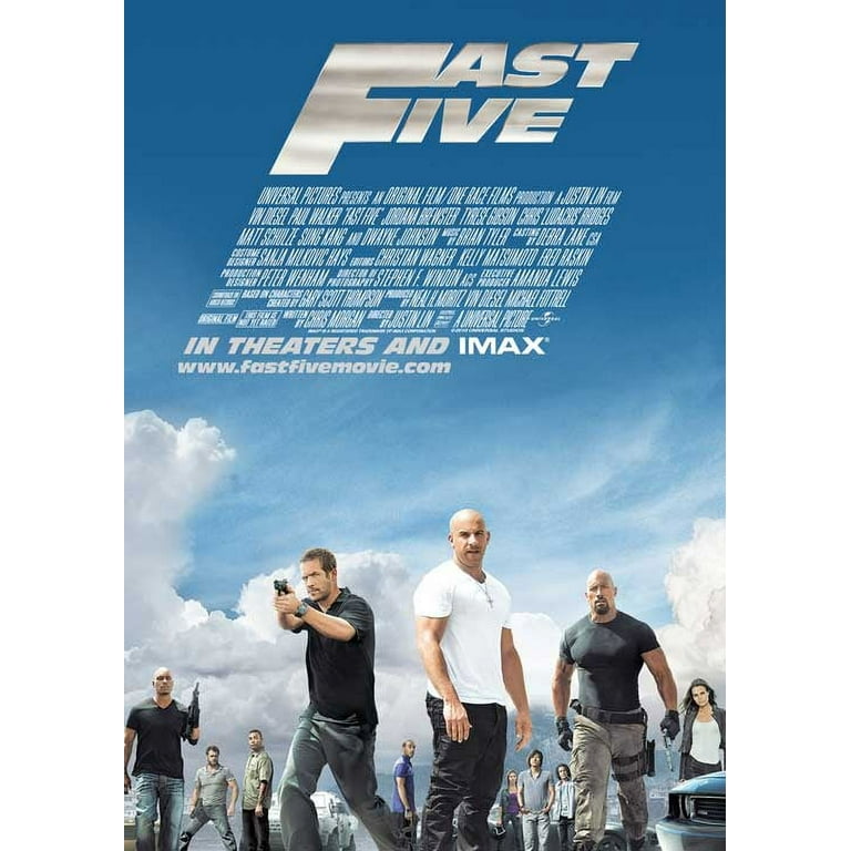 Fast Five Movie Poster Fast Five [Blu Ray] – Mybeststorepk