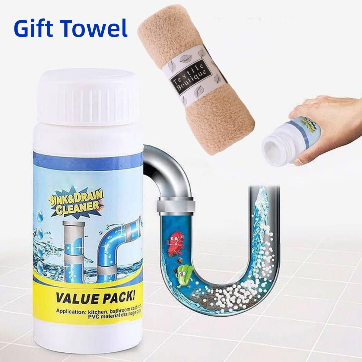 Fast Foam Toilet Cleaner,Pipe Clearing Agent Foam Cleaner,Effective ...