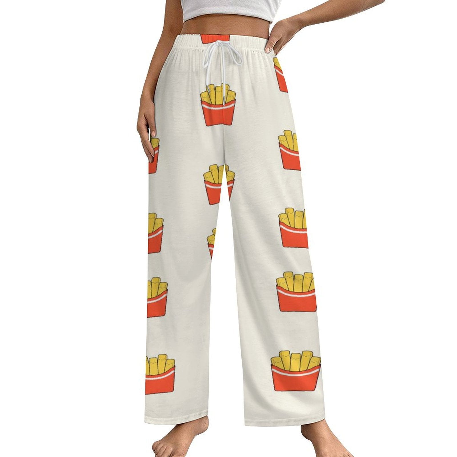 Fast Food French Frie Women's Pajamas Pajama Pants Women's Sleepwear ...
