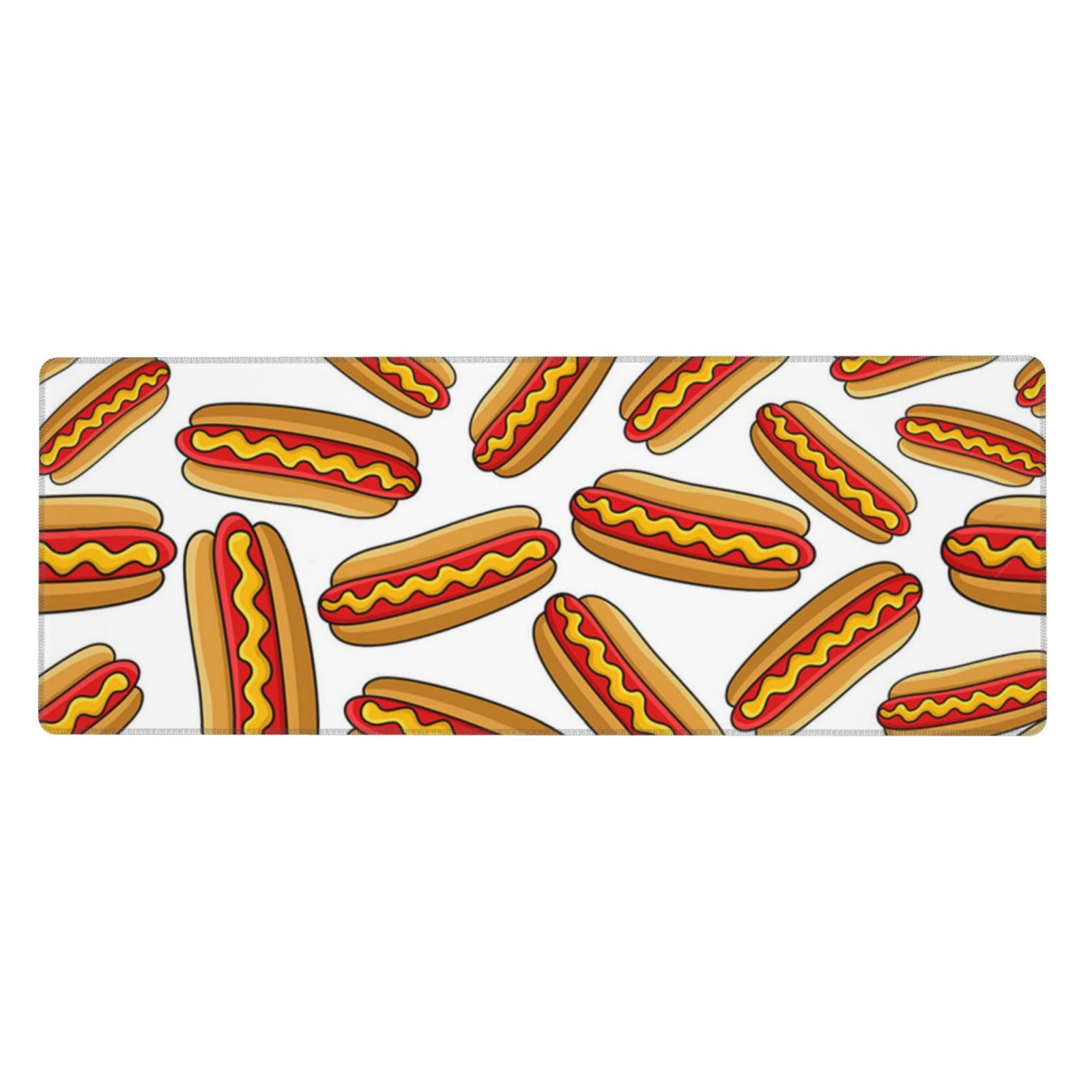 Fast Food Hot Dog Mousepad Large Mouse Pad Desk Pad Computer Keyboard ...