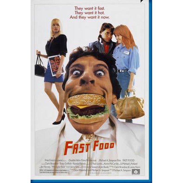 Fast Food Movie Poster 24Inx36In Art Poster 24x36 Multi-Color Square ...