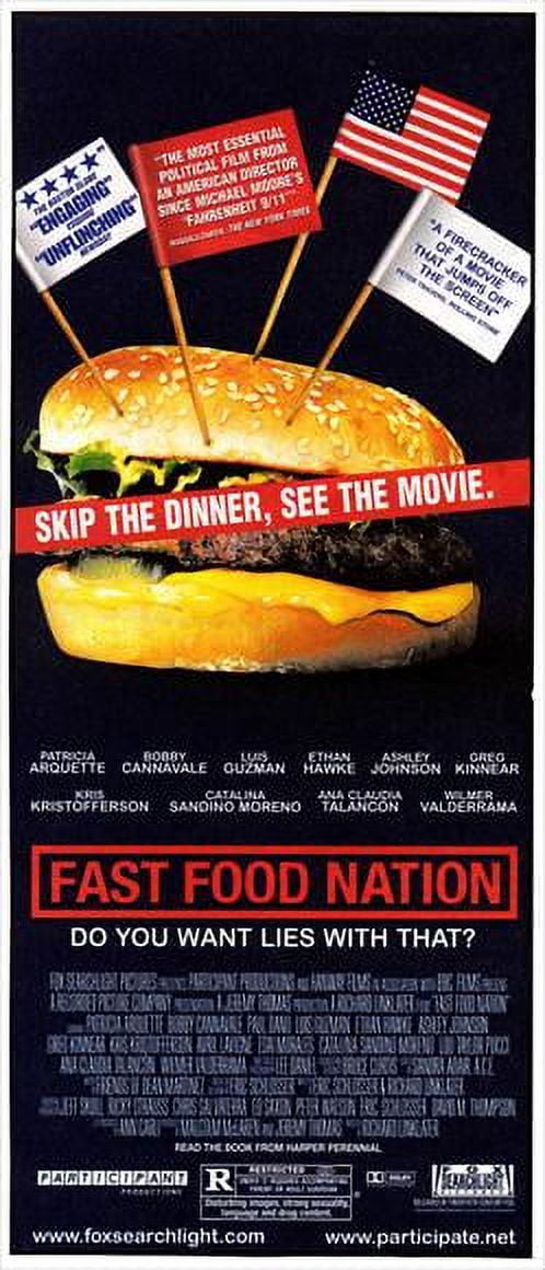 Fast Food Nation - movie POSTER (Insert Style A) (14" x 36") (2006 ...
