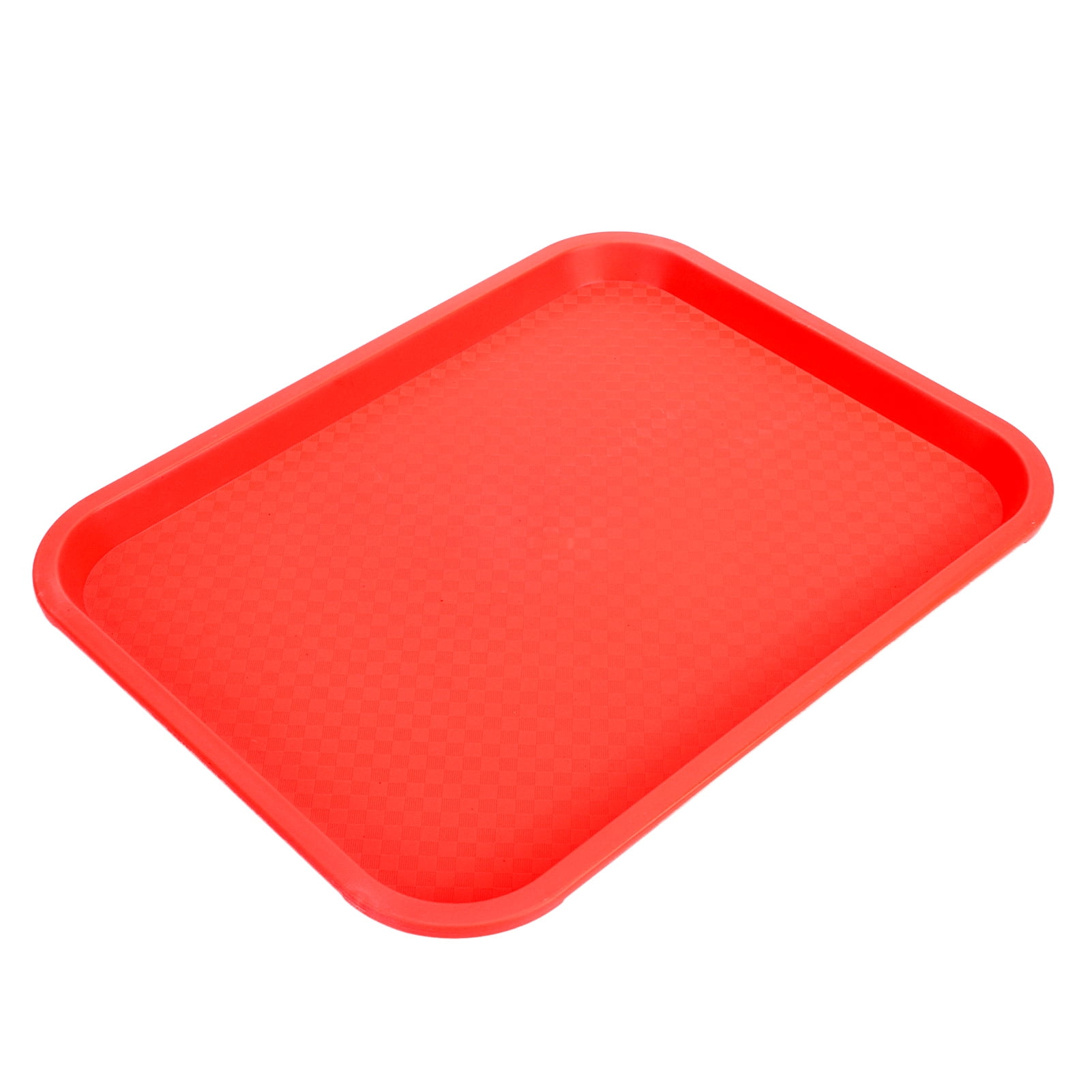 Fast Food Tray PP Rectangular Thick Slip Resistant Multi Purpose Food ...