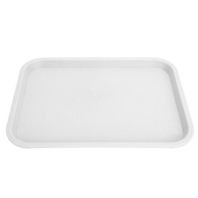 Fast Food Tray PP Rectangular Thick Slip Resistant Multi Purpose Food ...