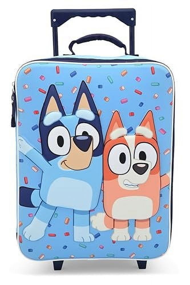 Fast Forward Bluey 16" Soft Luggage - Cute & Durable Carry-On Suitcase ...