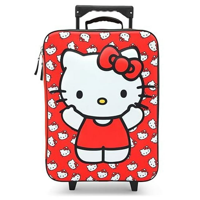 Fast Forward Hello Kitty 16" Soft Luggage - Cute & Durable Carry-On ...