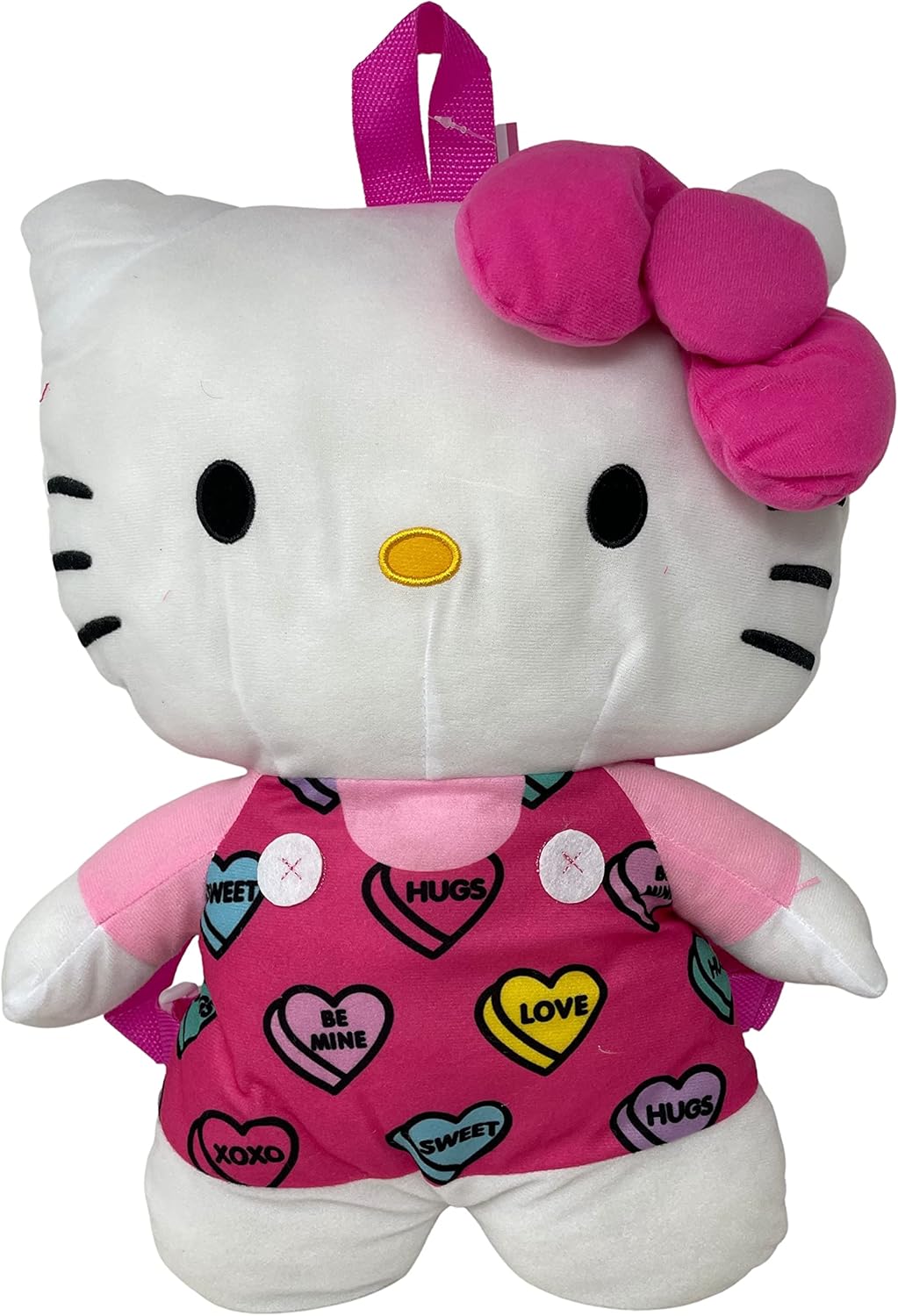 Fast Forward Hello Kitty Plush Backpack with Heart & Love - Walmart.com