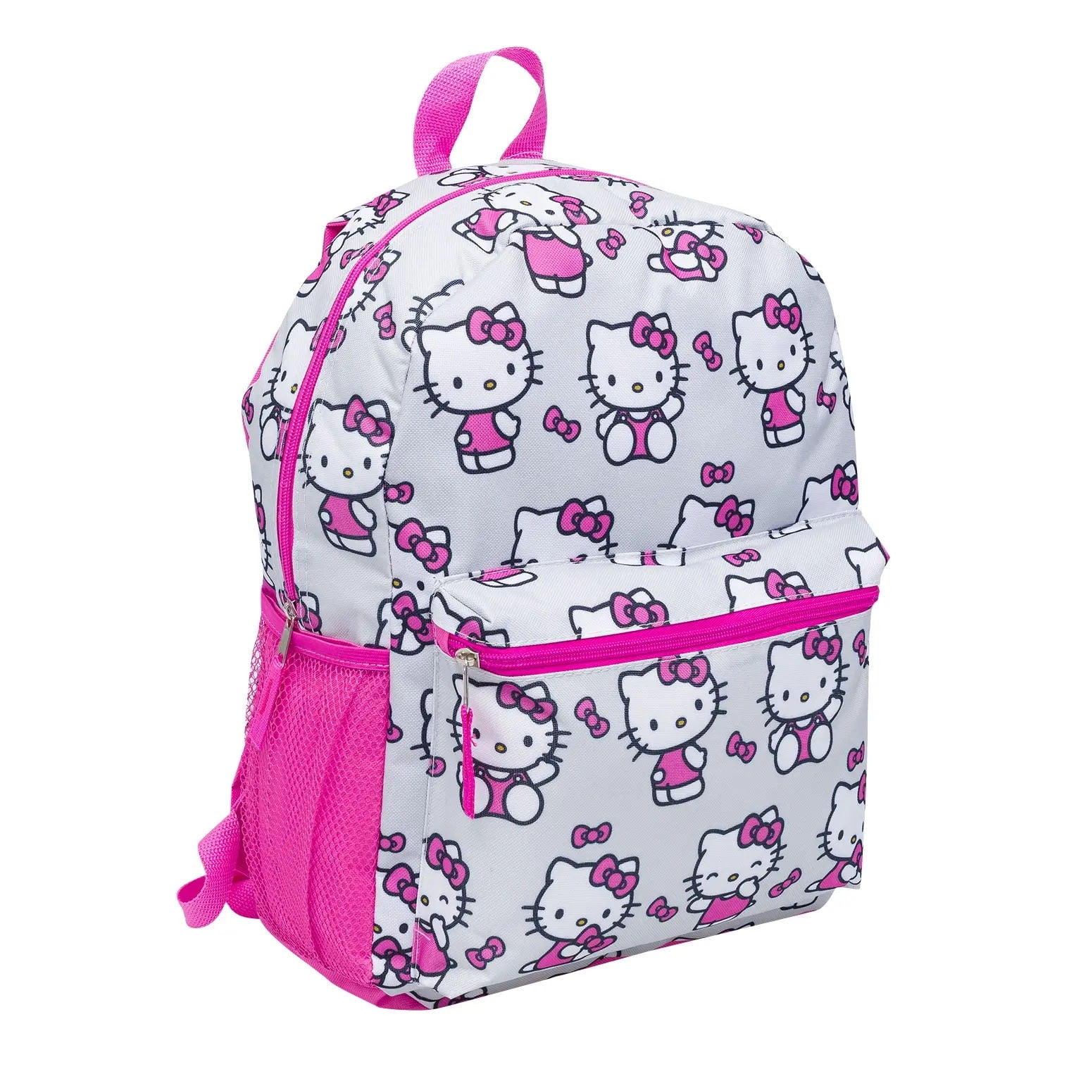 Fast Forward Hello Kitty White Allover Print 16 Inches Backpack, 51819 - Walmart.com