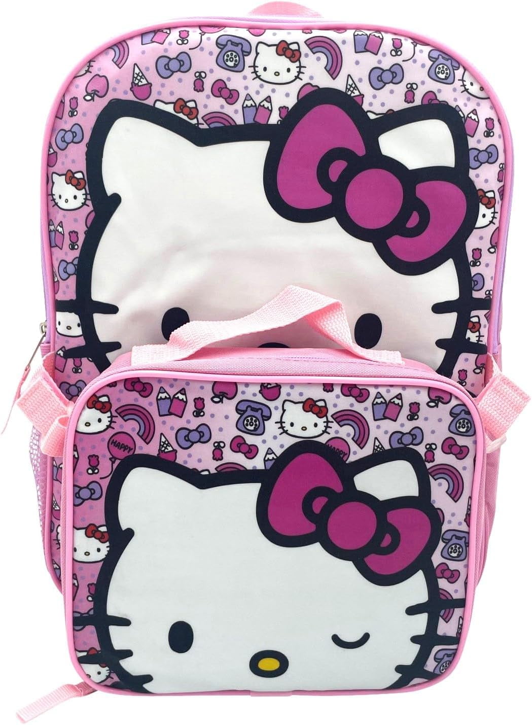 Fast Forward Kid's Licensed 15" Backpack With Lunch Box Combo Set ...