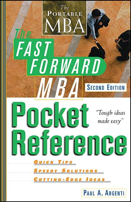 Fast Forward MBA The Fast Forward MBA Pocket Reference, Book 13, (Paperback) - Walmart.com