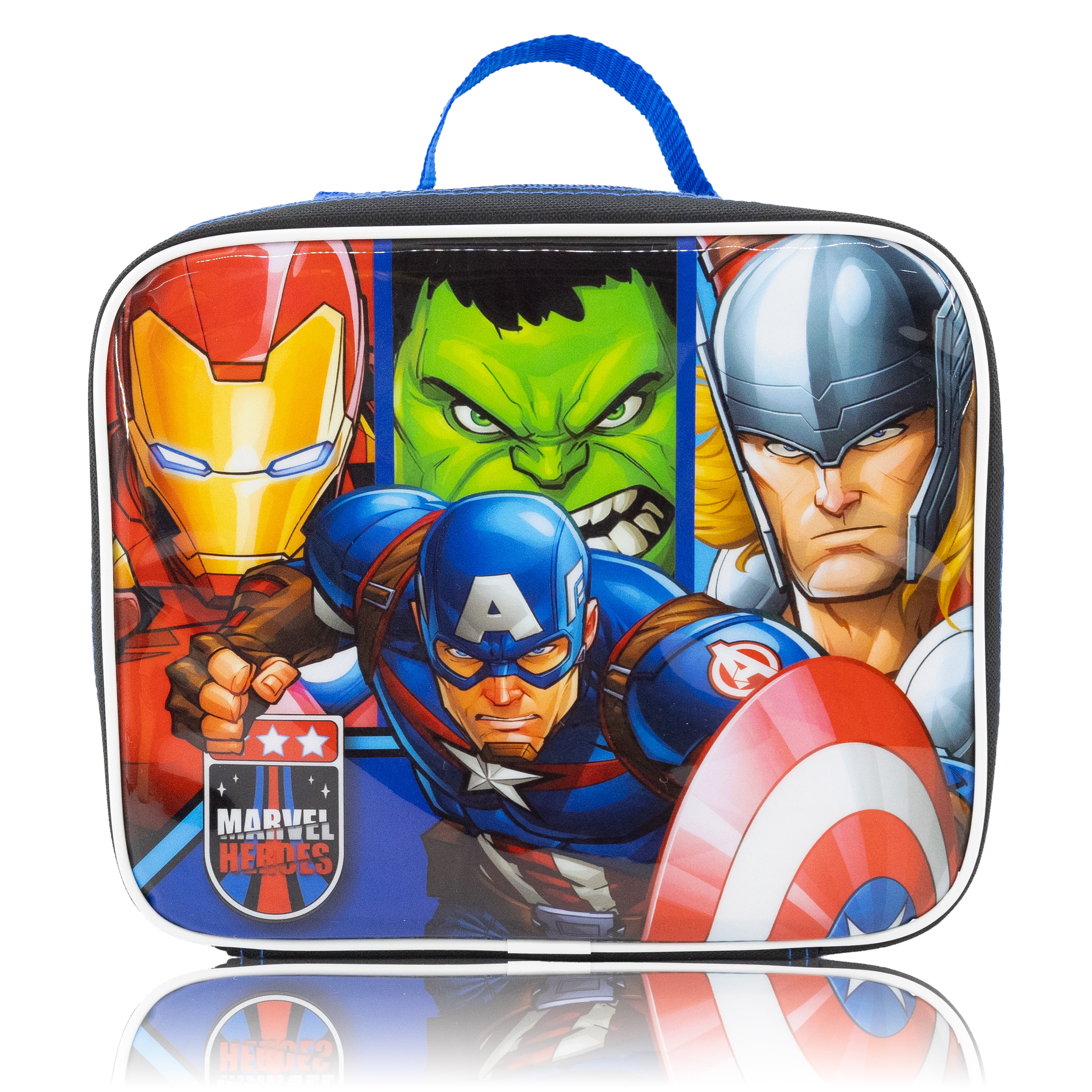 Fast Forward Marvel Avengers Lunch Box for Kids | Insulated Lunch Bag Lunch Box for Boys, Girls ...