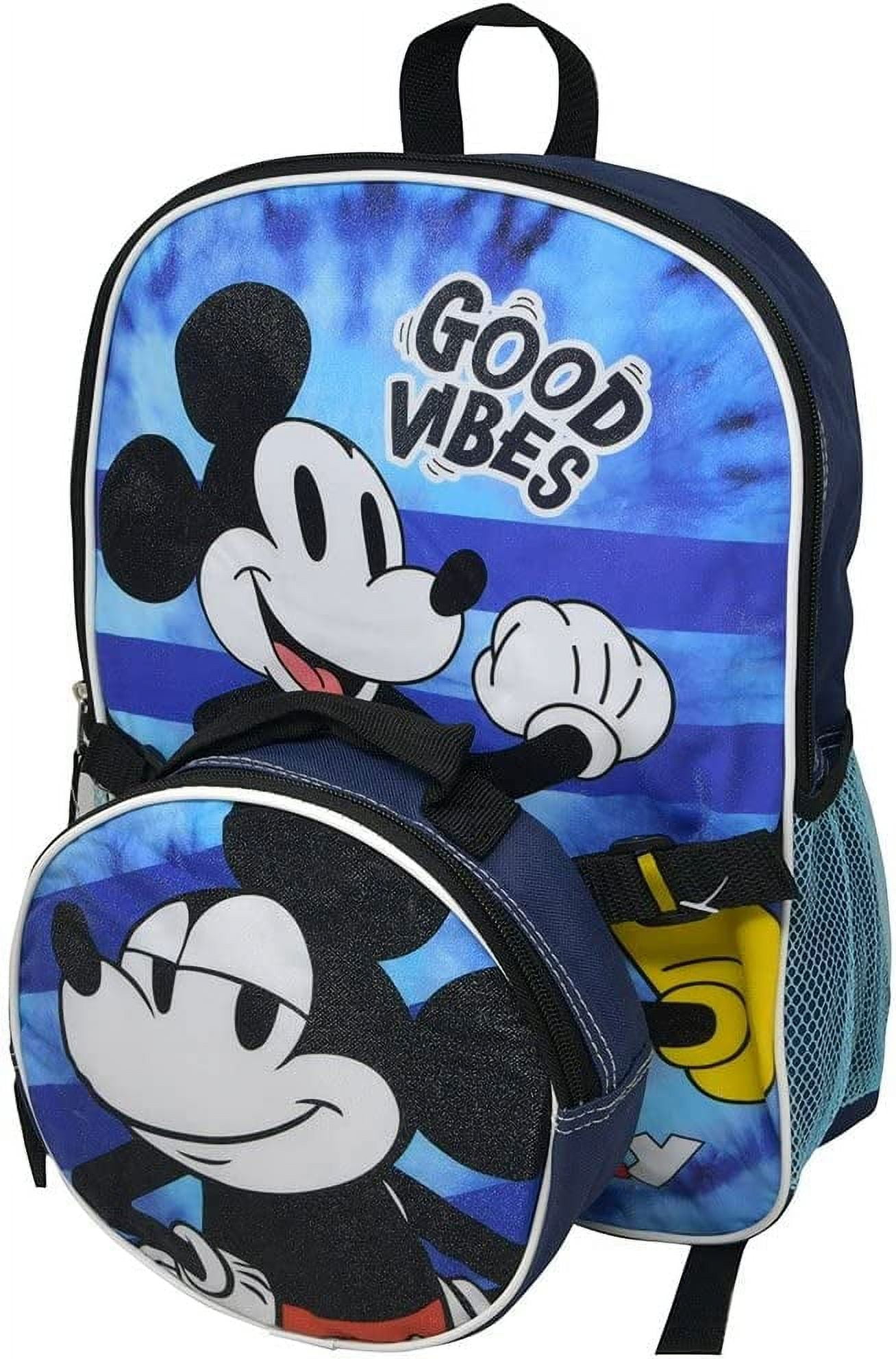 Fast Forward Mickey Mouse 16" Backpack with Lunch Bag - Walmart.com