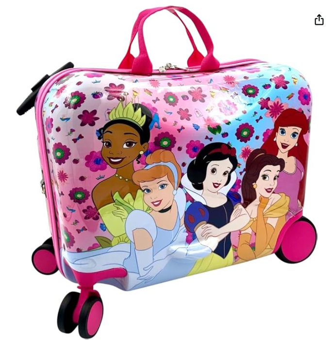 Fast Forward Ride-On 18"" Suitcase For Kids/Tow-Along Toddler Carry-On ...