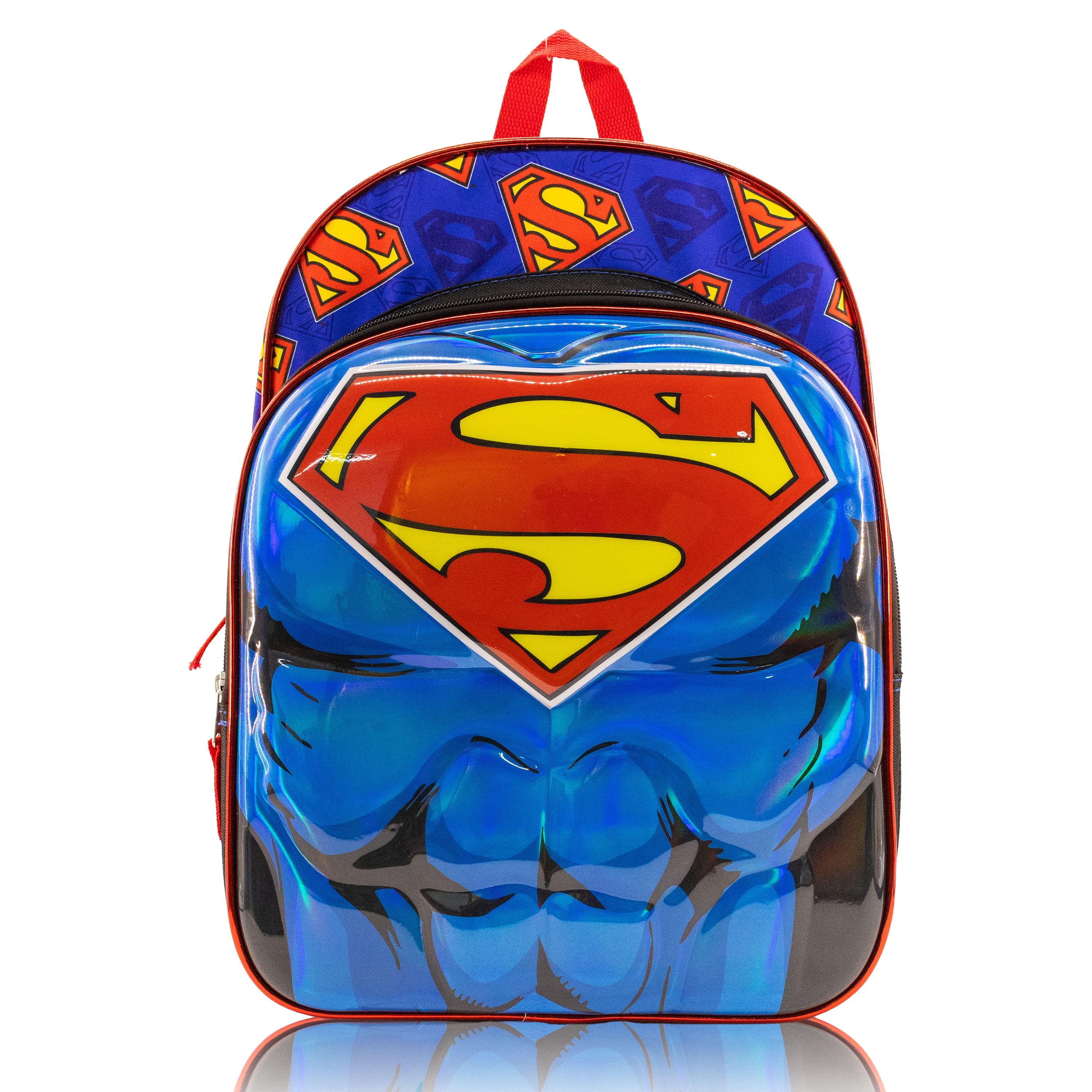 Fast Forward Superman Backpack for Kids – 16” Bookbag for Boys, Girls ...