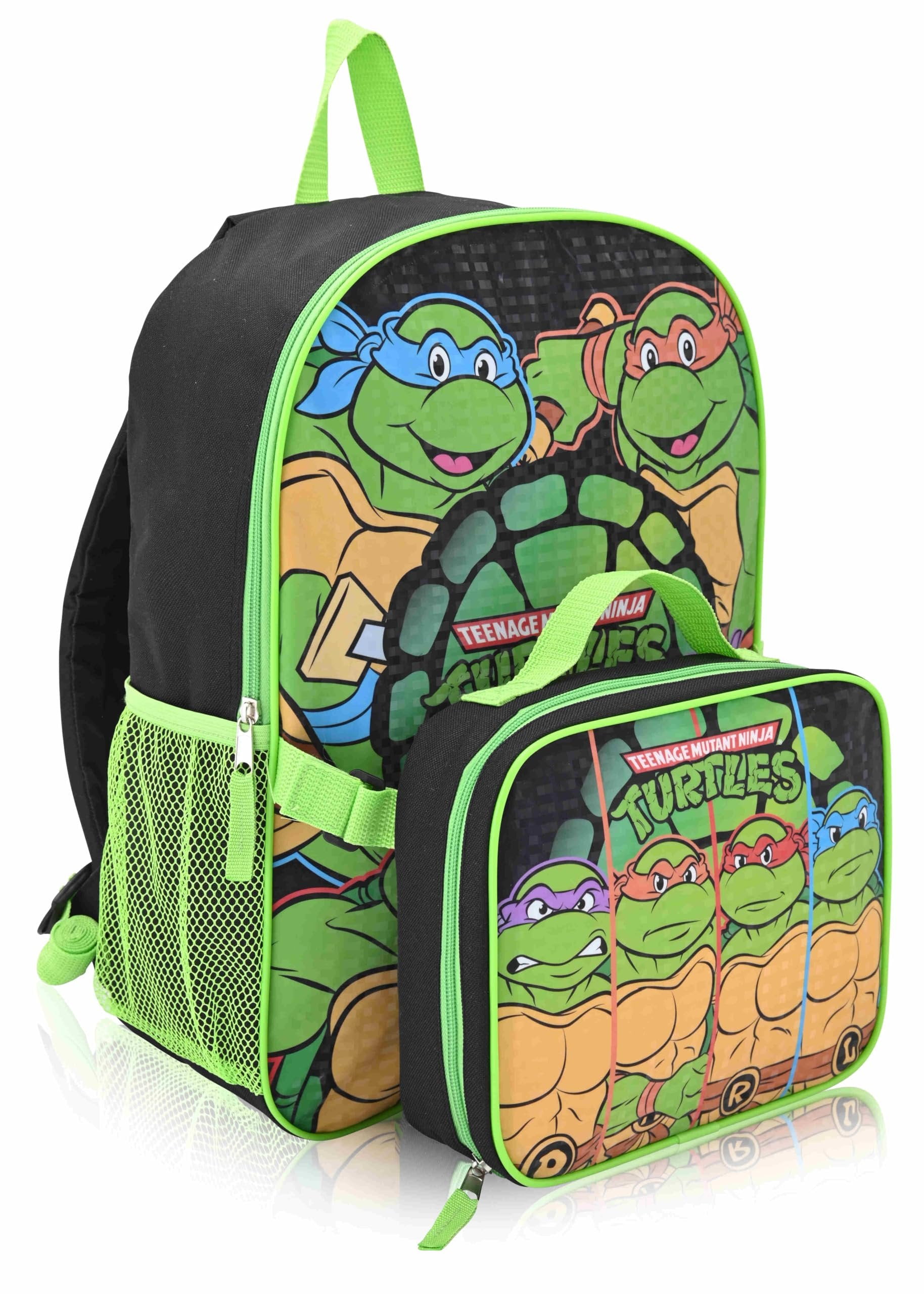 Fast Forward Teenage Mutant Ninja Turtles 16" Backpacks With Lunch Bag ...