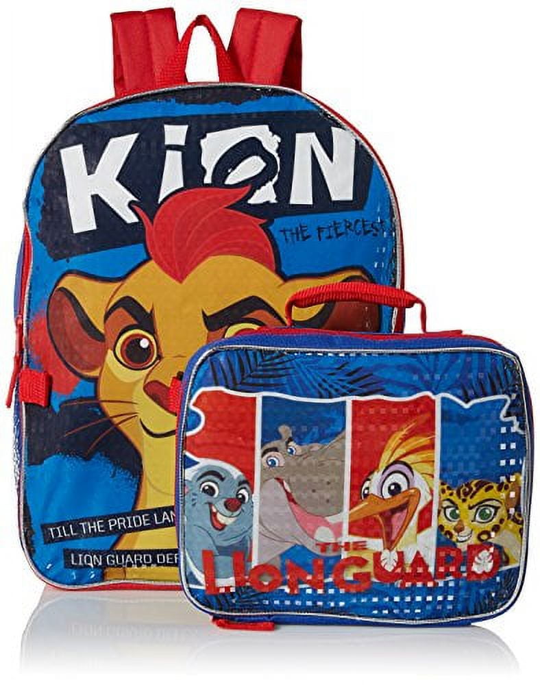 Fast Forward unisex-adult Lion Guard Backpack w Lunch Kit Standard ...