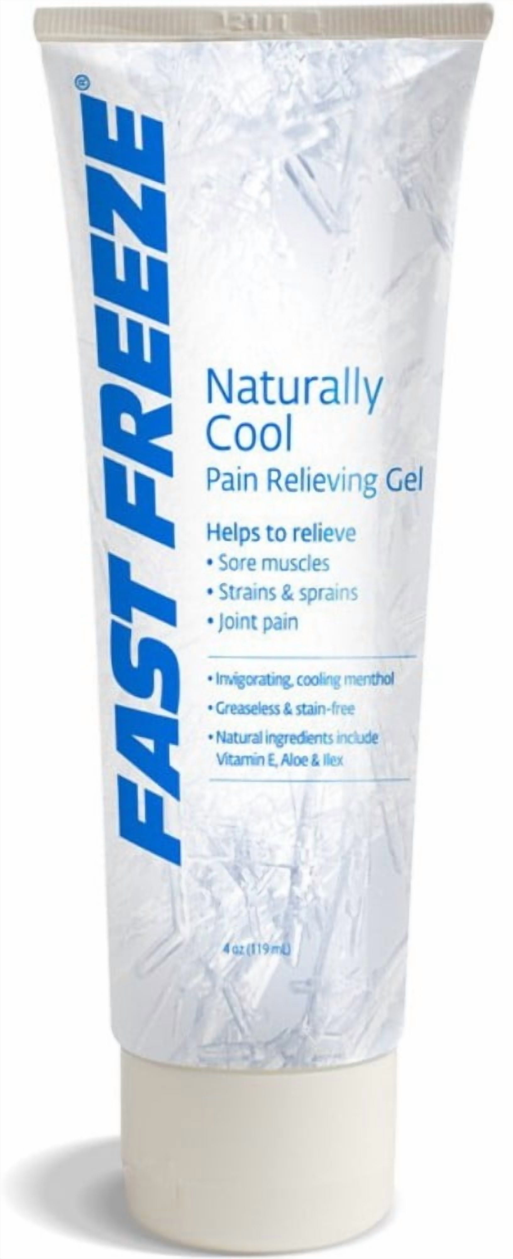 Fast Freeze Pain Relief Gel 4 oz (Pack of 2) - Walmart.com