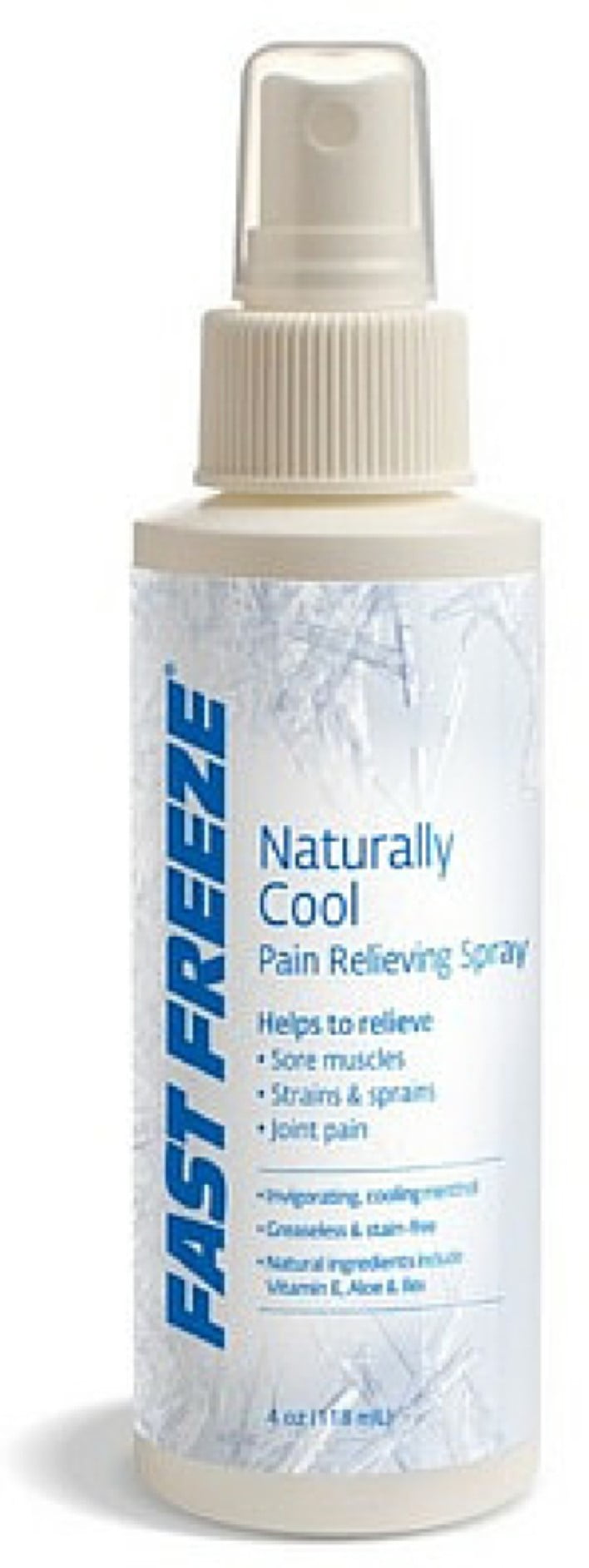 Fast Freeze Pain Relief Spray, 4 oz, Cooling Menthol for Muscle and ...
