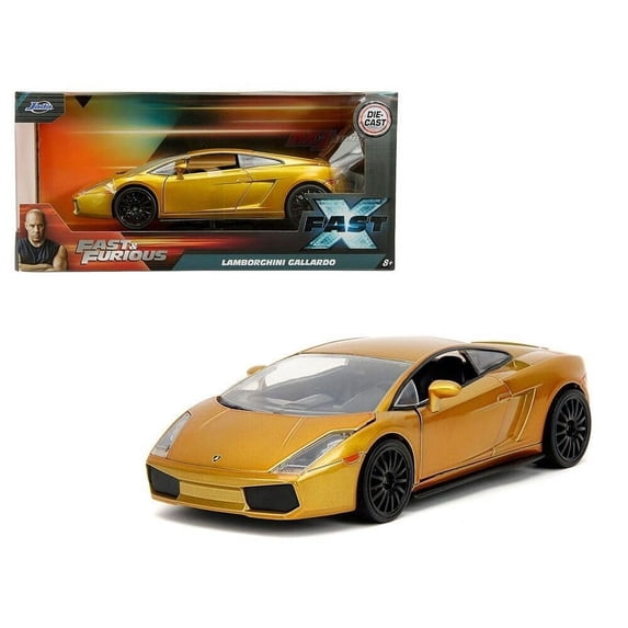 Jada Collectible Toy Lamborghini Gallardo Gold Metallic Fast X (2023 ...