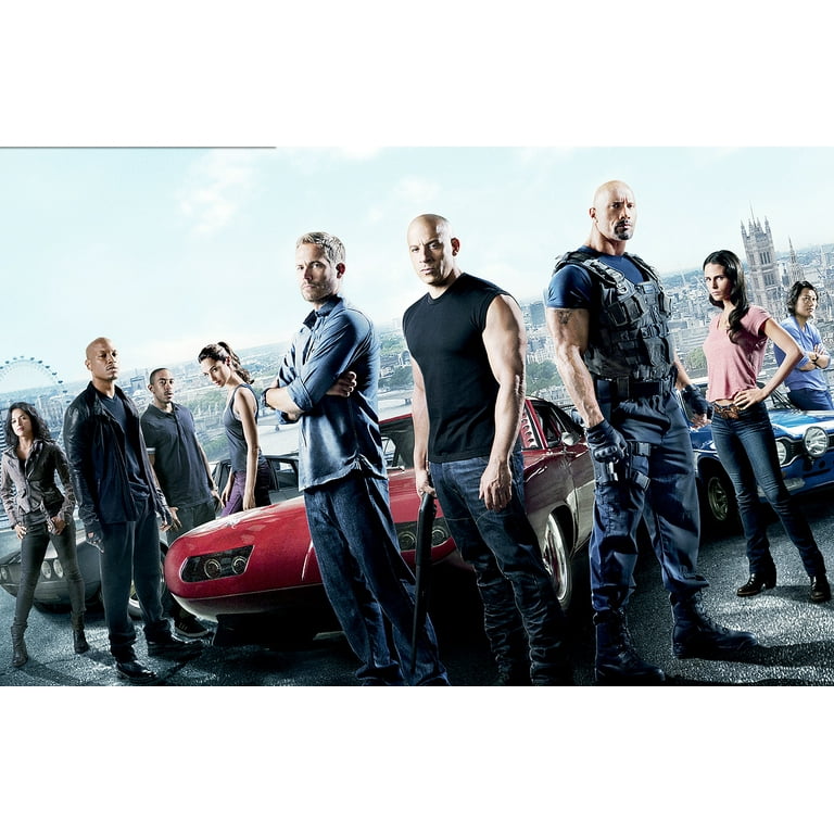 Dwayne Johnson Fast And Furious 6 Poster HWC Tradin FR A3 Fast