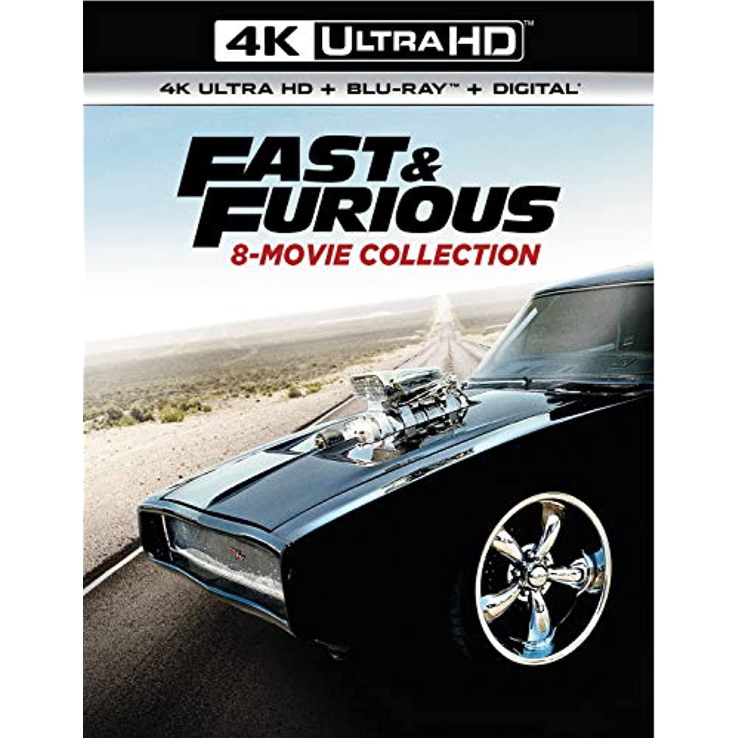 Fast & Furious 8-Movie Collection: High-Speed Action (4K Ultra HD + Blu ...