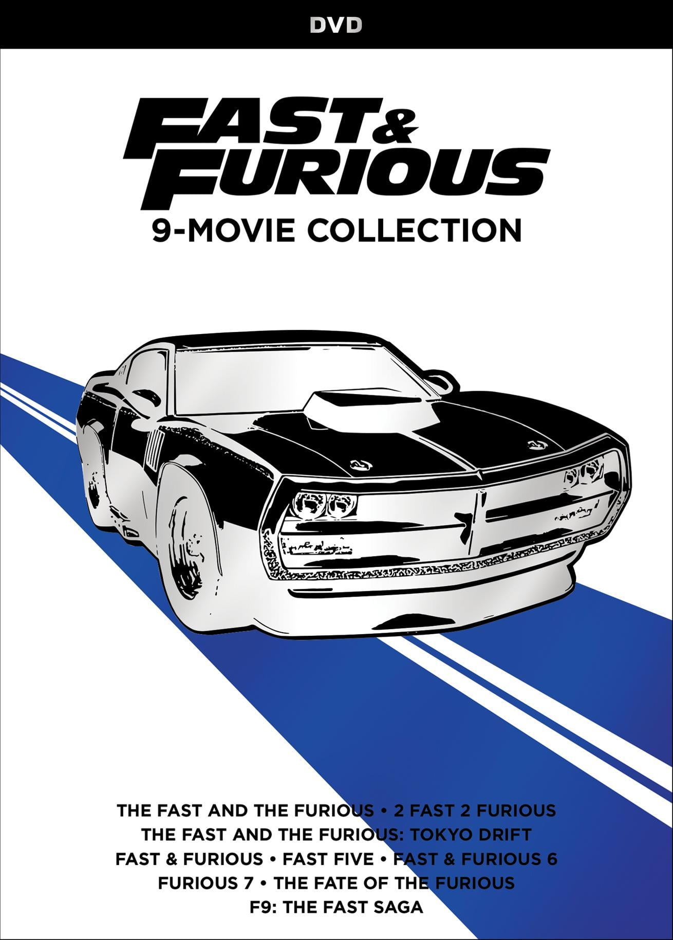 Fast & Furious Nine Saga 9-Movie Collection (DVD) - Walmart.com