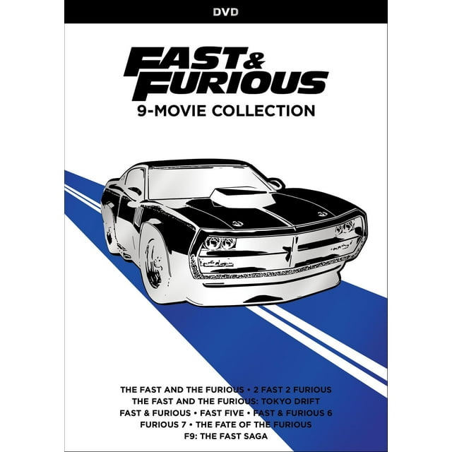 Fast & Furious Nine Saga 9-Movie Collection (DVD) - Walmart.com