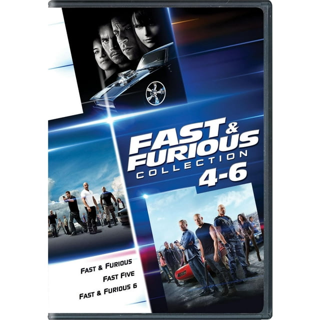 Fast & Furious Collection 4-6 (DVD) - Walmart.com