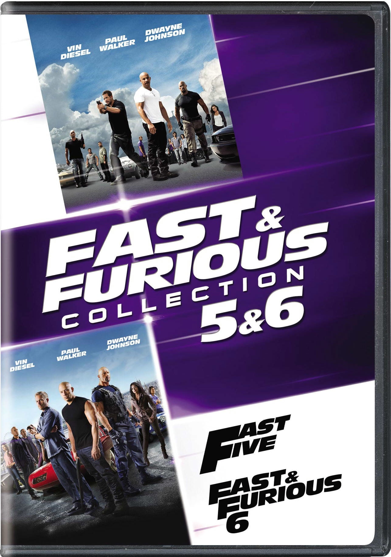 Fast & Furious Collection: 5 & 6 (DVD Double Feature) [DVD] - Walmart.com