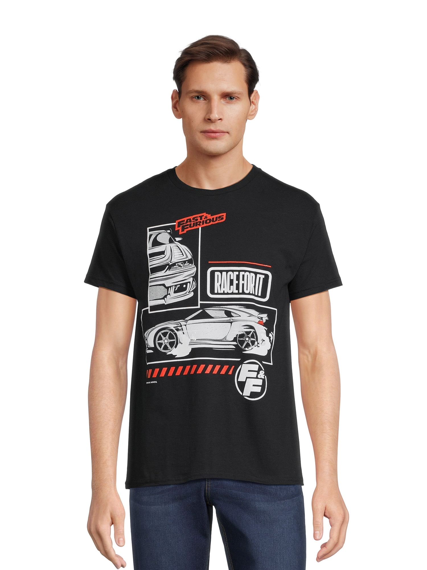 Fast & Furious Men's ad Big Men's Graphic Tee Shirt, Sizes S-3XL ...