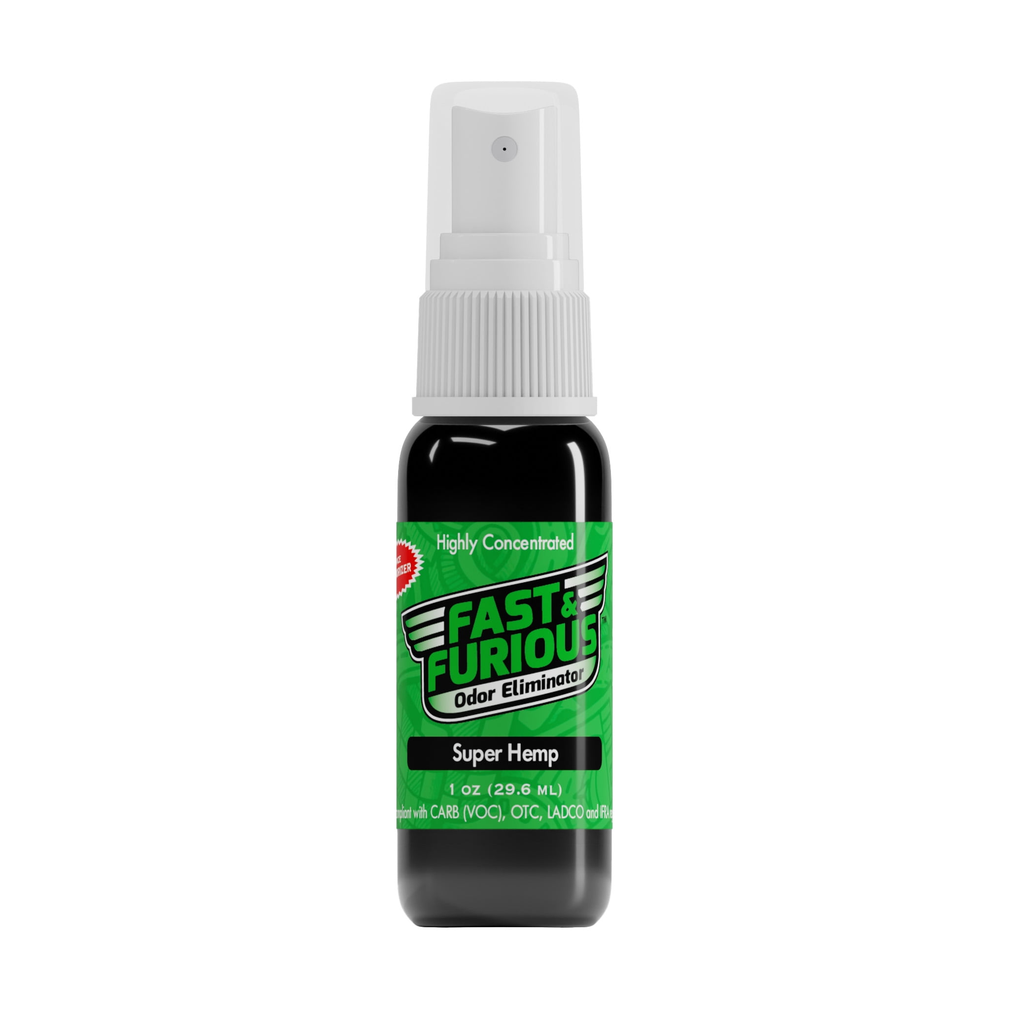 Fast & Furious Odor Eliminator, Super Hemp Scent, 1 fl. oz. - Walmart.com