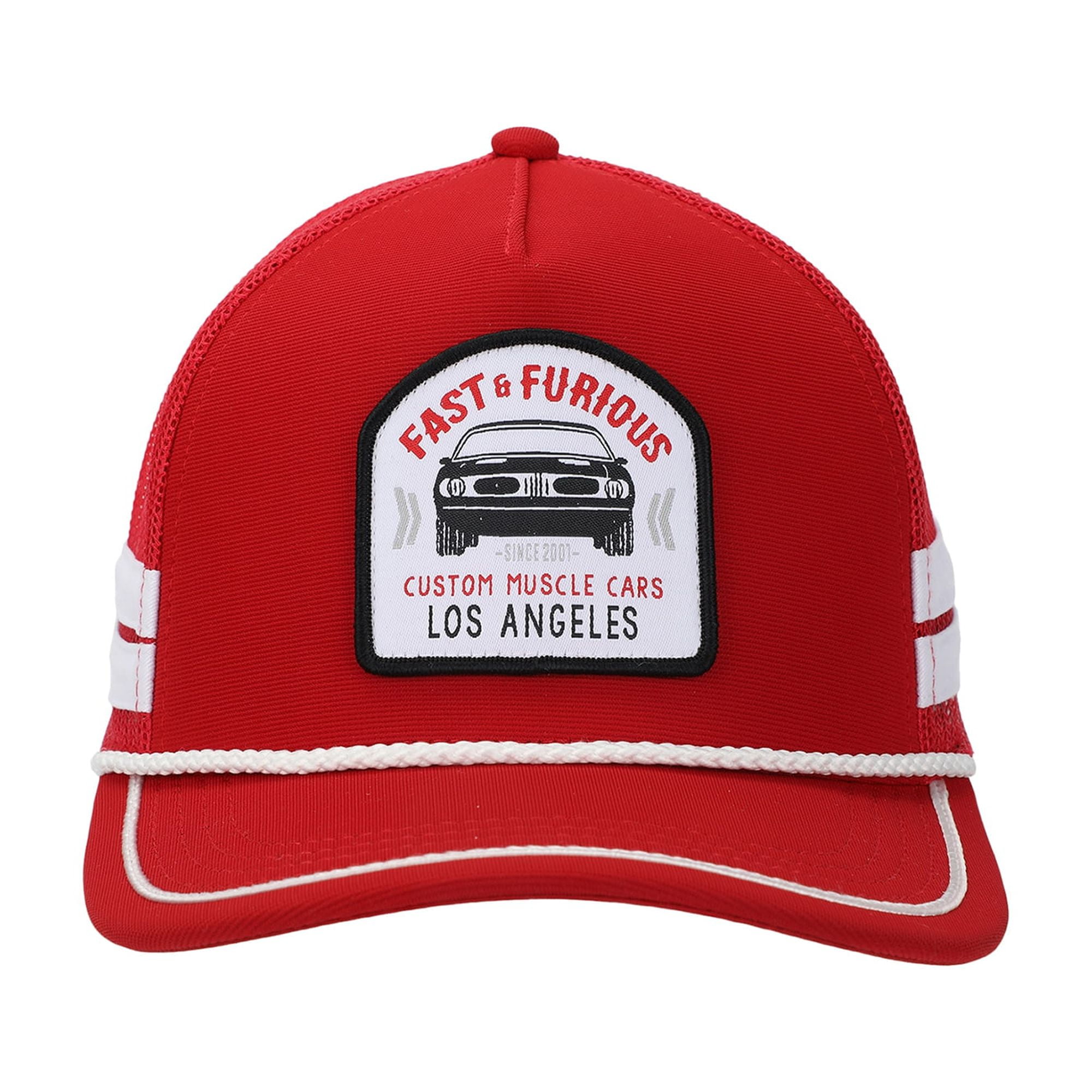 Fast & Furious Race Car Patch Adult Red Trucker Hat - Walmart.com