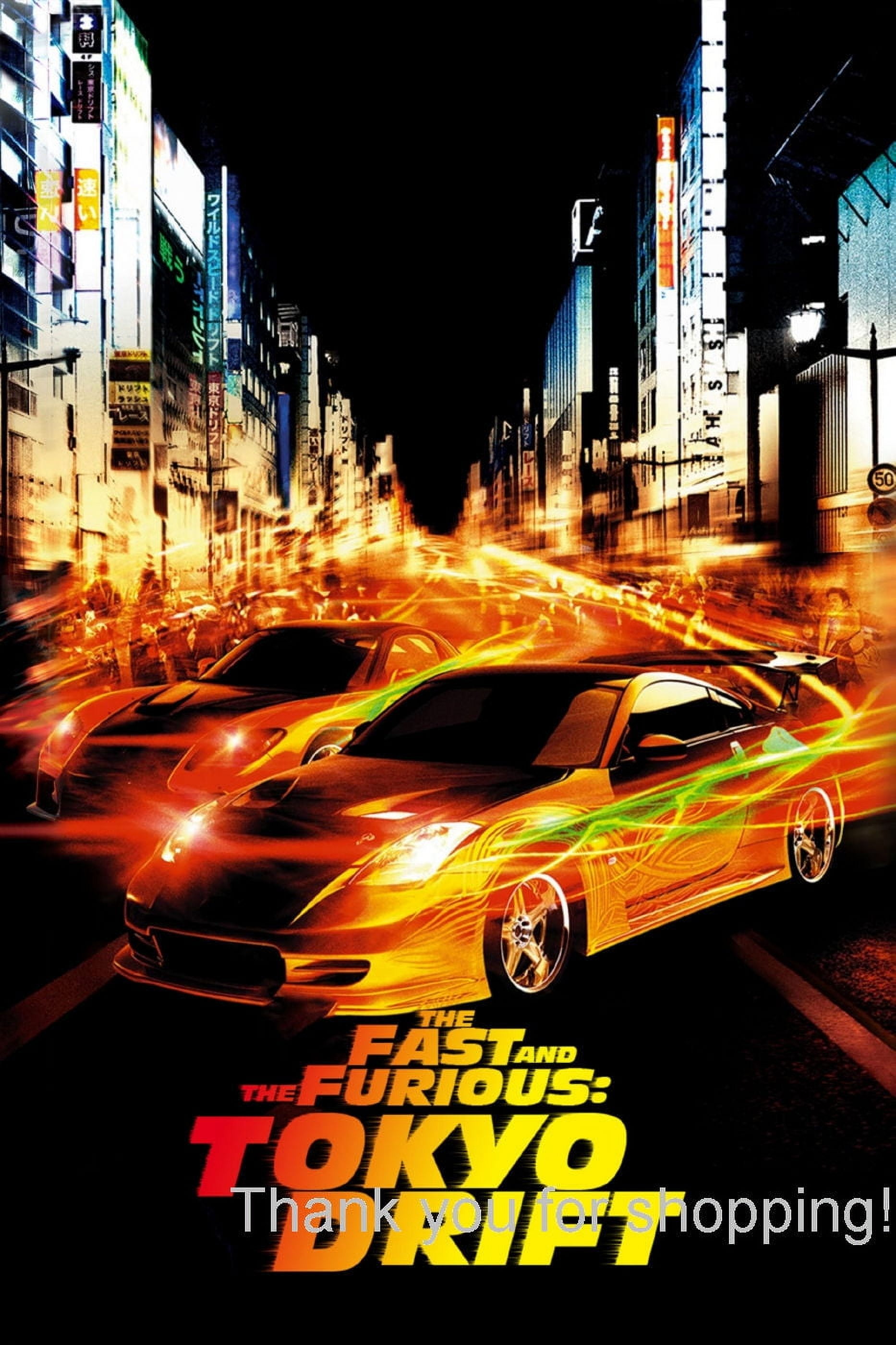 Fast Furious Tokyo Drift Movie Poster 24x36 24"x36" #M02 - Walmart ...