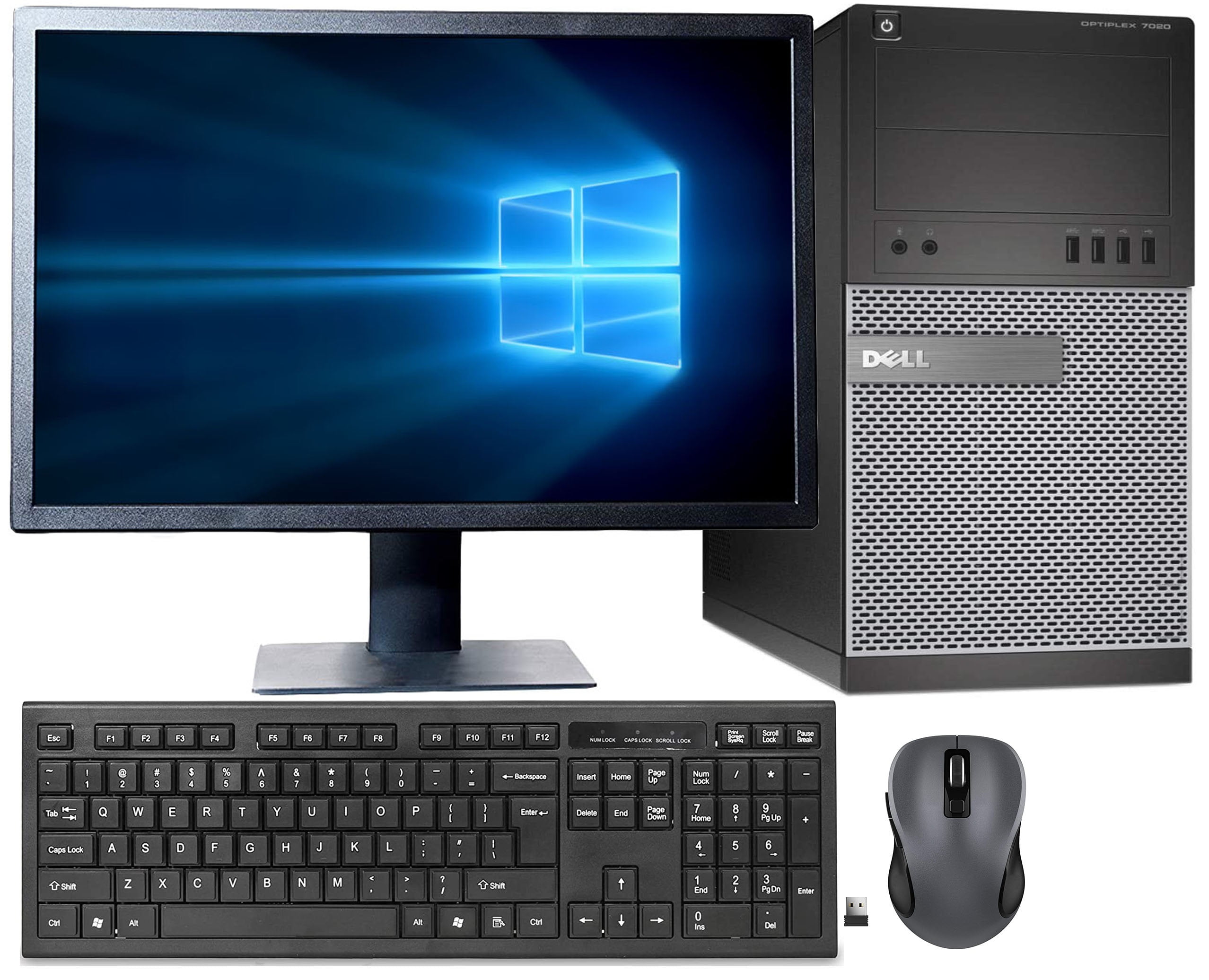 Restored Fast Gaming Dell OptiPlex 7020 Desktop Tower Computer PC Intel ...