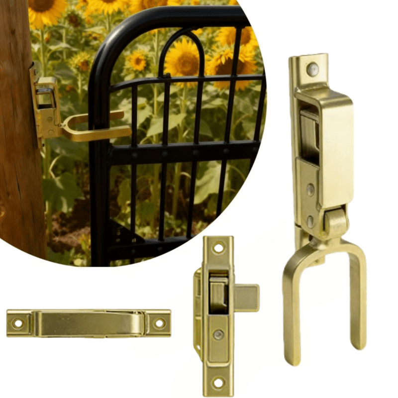 Fast Gate Latch,Instant Locking Gate Latch,Heavy-Duty One-Hand Gate ...