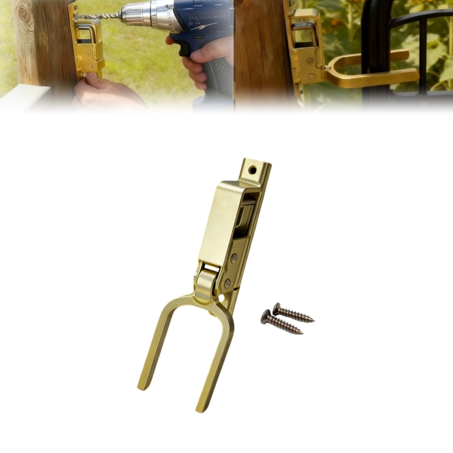 Fast Gate Latch,Instant Locking Gate Latch,Heavy-Duty One-Hand Gate ...