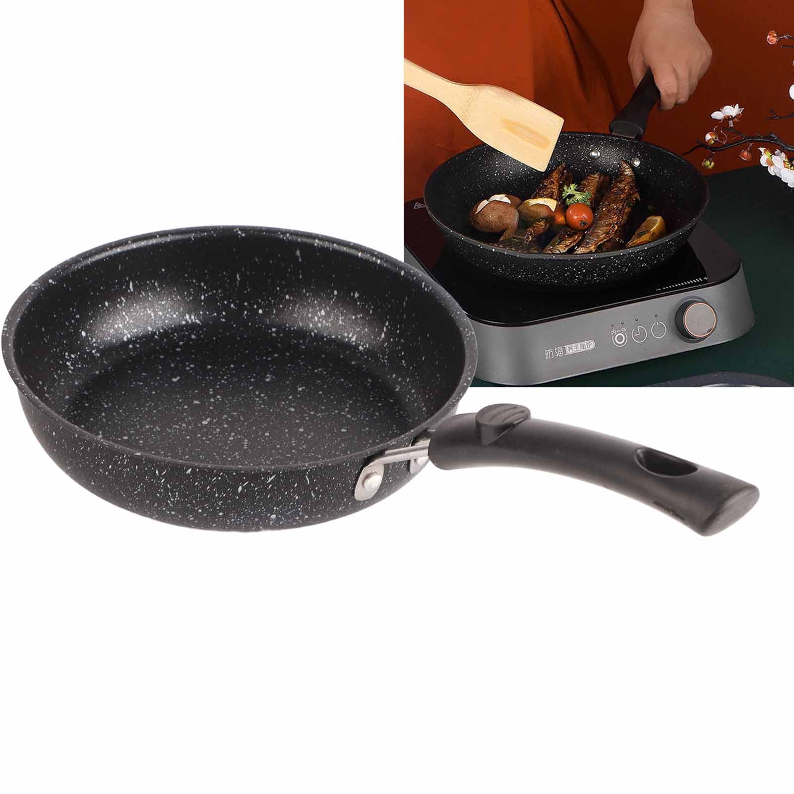 Fast,Heating Frying Pan, Durable Stainless Steel Nonstick Surface ...