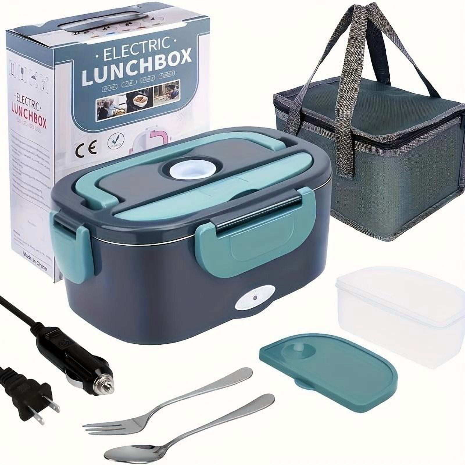 Fast Heating Insulated Portable Electric Lunch Box - Stainless Steel ...