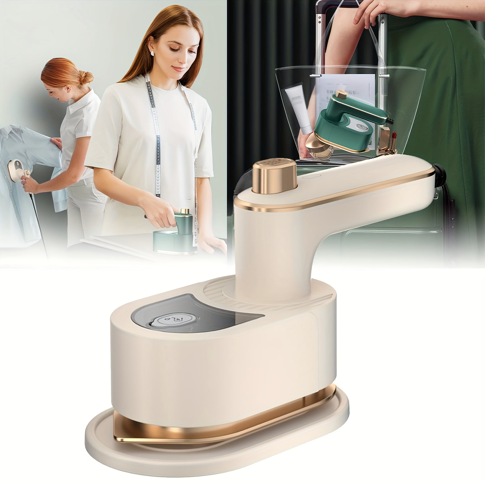 Fast Heating Portable Steam Iron for Clothes, Mini Foldable Travel Iron ...