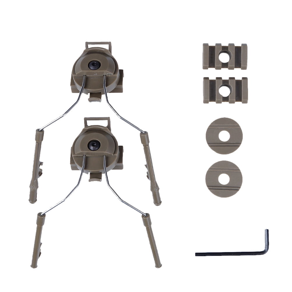 Fast Helmet Rail Adapter Comtac Headset Headphone Outdoor Shooting ...