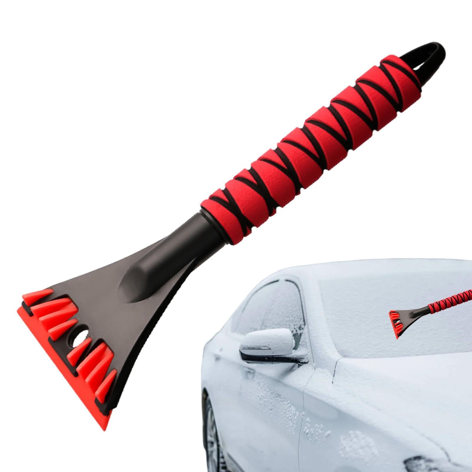 Fast Ice Removal Car Scraper Tool with Non-Slip Foam Grip, Heavy Duty ...