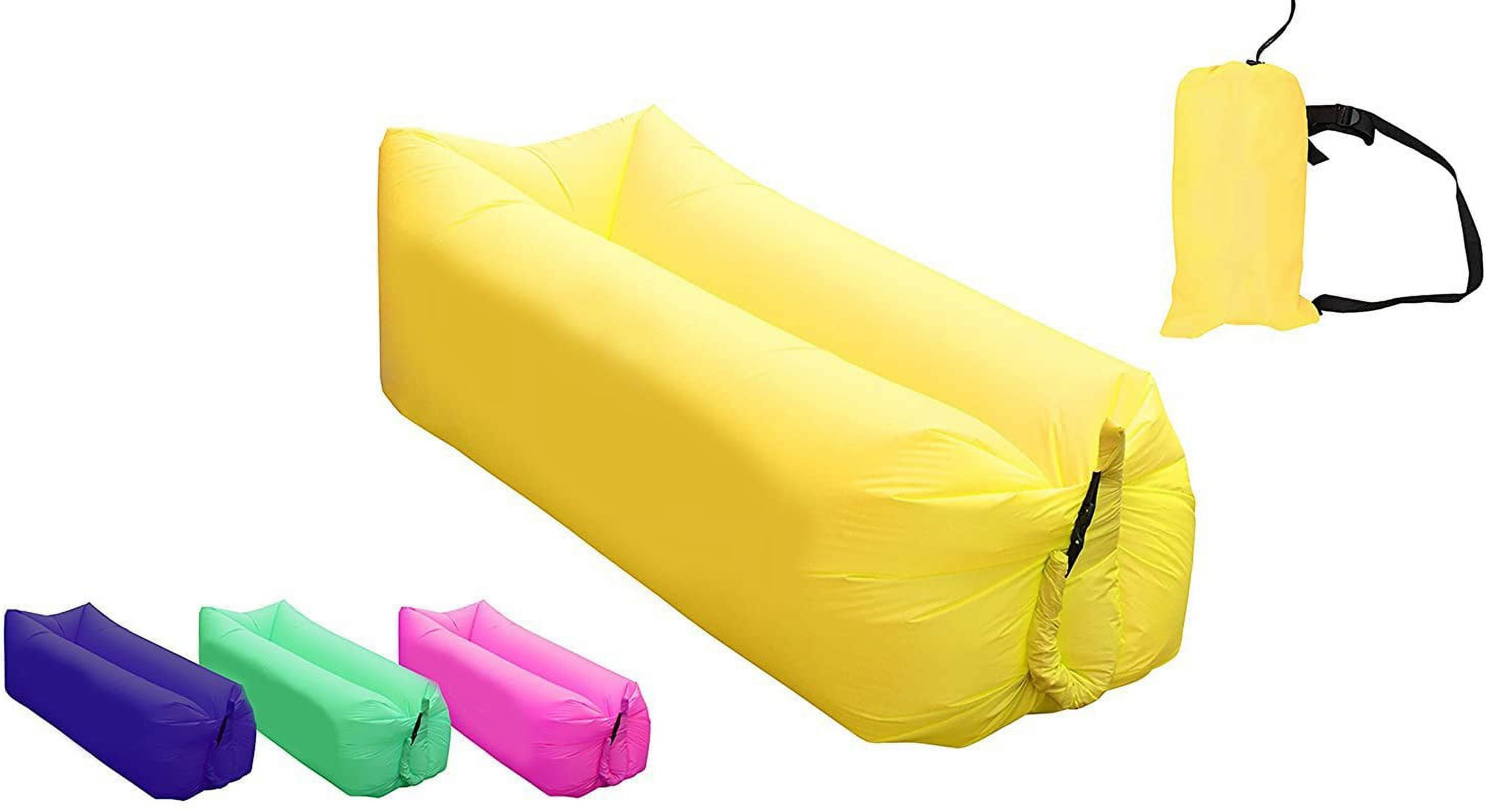 Fast Inflatable Lounger Portable Outdoor Indoor Wind Bed Lounger, Air ...