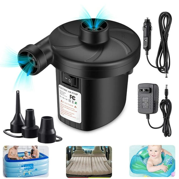 Fast Inflation Air Pump, Electric Pump for Air Mattress Inflatable Pool ...